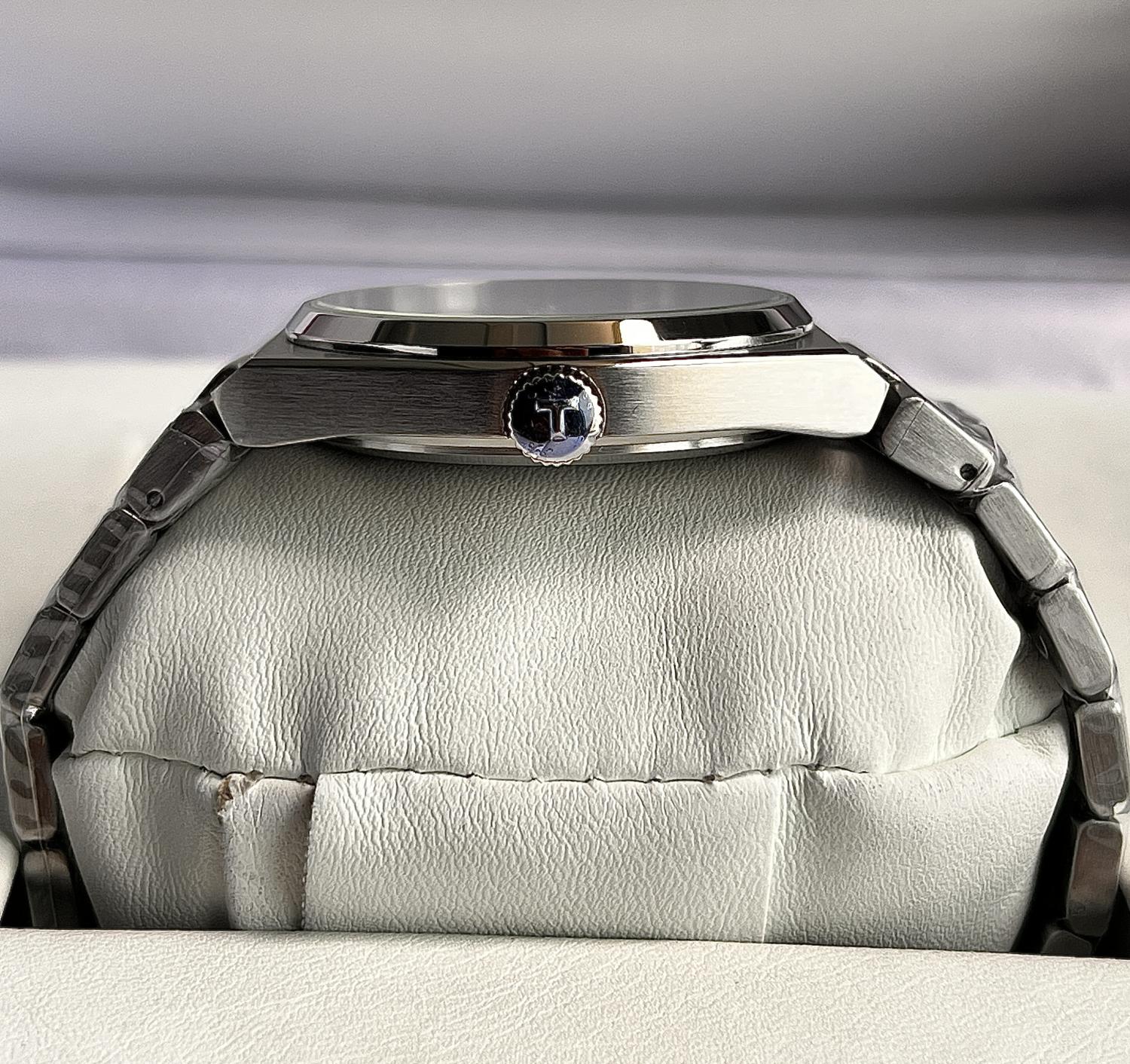 TISSOT PRX QUARTZ BLACK DIAL WATCH - GalaxyPlace.pk