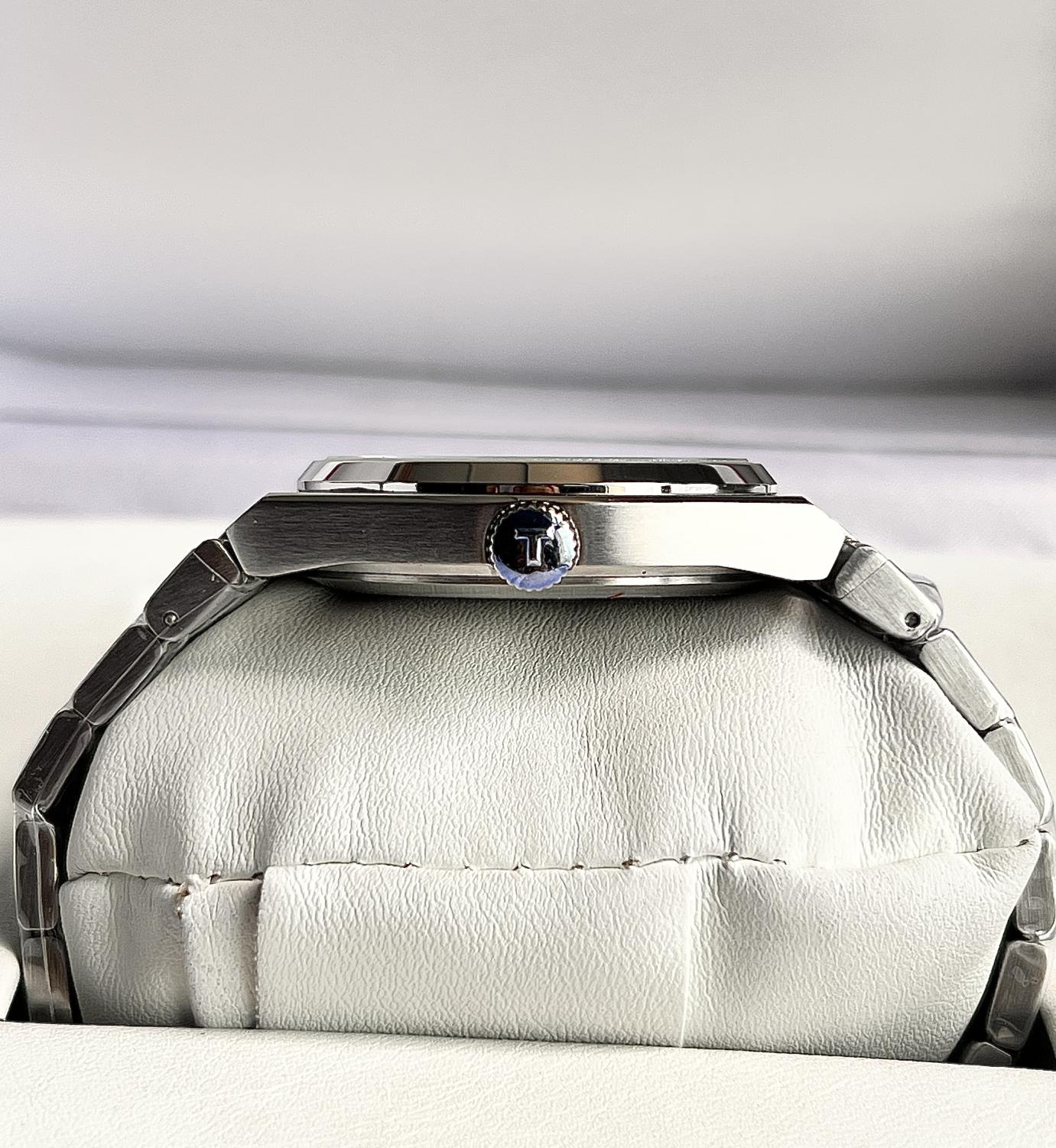 TISSOT PRX QUARTZ BLUE DIAL WATCH - GalaxyPlace.pk