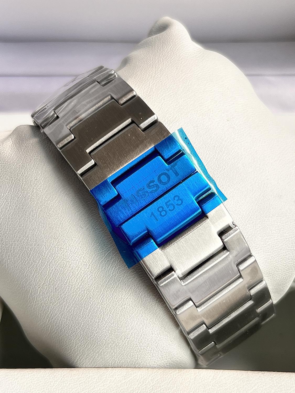 TISSOT PRX QUARTZ BLUE DIAL WATCH - GalaxyPlace.pk