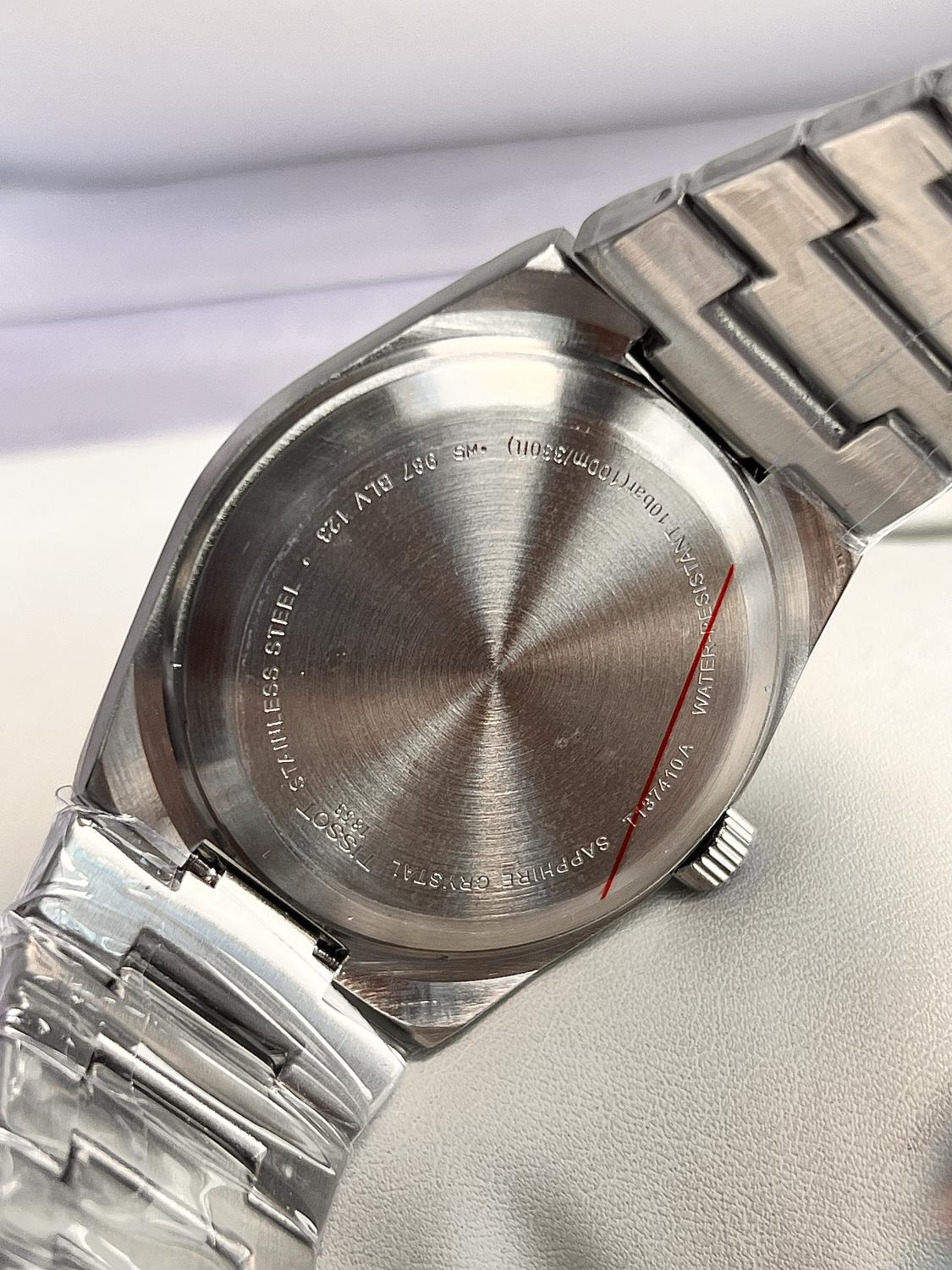 TISSOT PRX QUARTZ BLUE DIAL WATCH - GalaxyPlace.pk