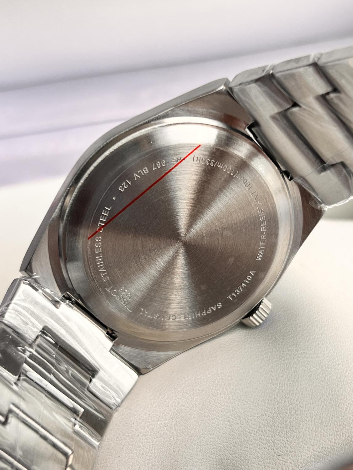 TISSOT PRX QUARTZ GREEN DIAL WATCH - GalaxyPlace.pk